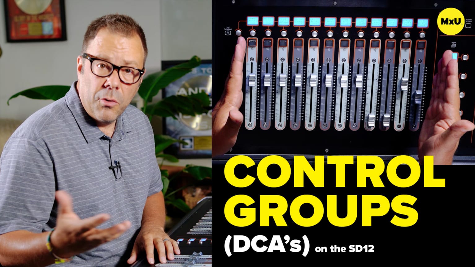 Control Groups (DCA's) on the SD12 - MxU