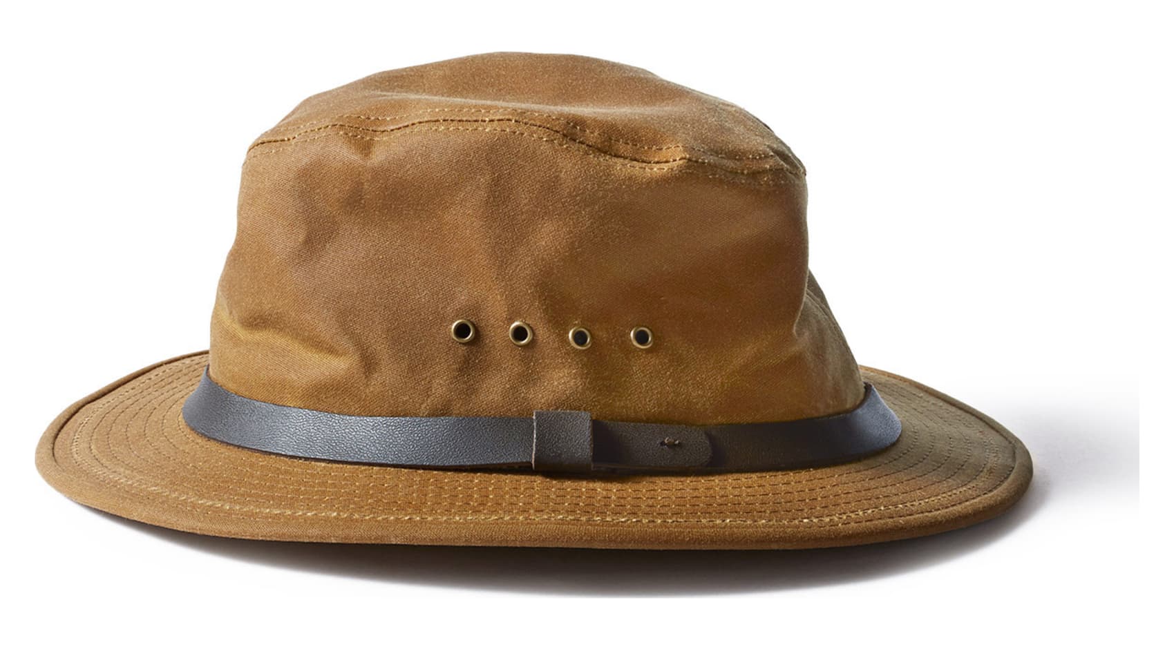 Filson 60016 Insulated Tin Cloth Packer Hat Dark Tan - Medium