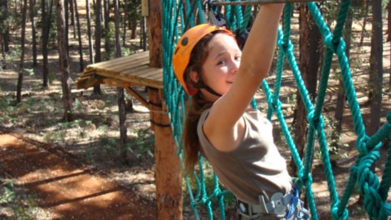 Treetop Ropes Course with Ziplining