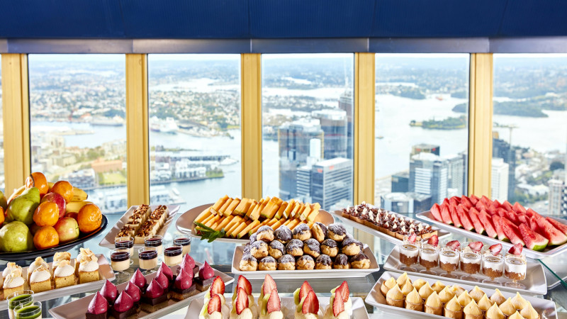 Sydney Tower Revolving Restaurant Buffet - Weekend - For 2