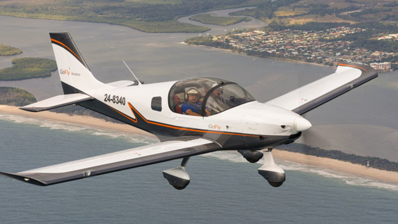 Flying Lesson in a Low Wing Sports Plane - 20 Min