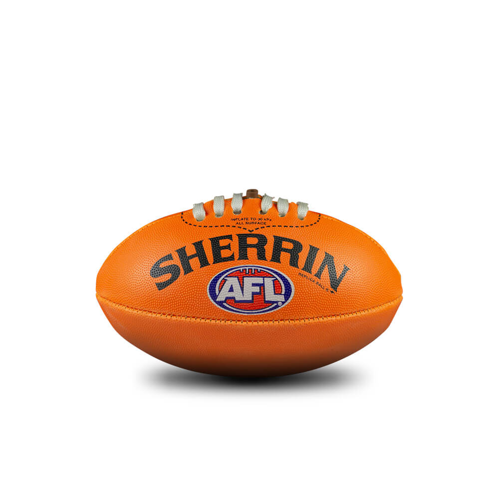 afl-mini-ball-16cm-orange