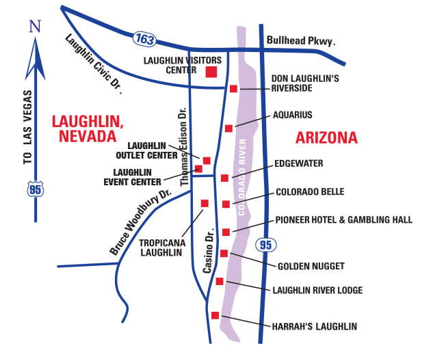 Laughlin Detailed Maps