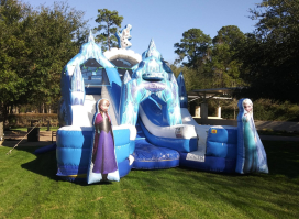 Houston, TX Frozen Inflatable Slide | Sky High Party Rentals