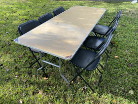 USA Tables & Chairs Package Rental | Sky High Party Rentals