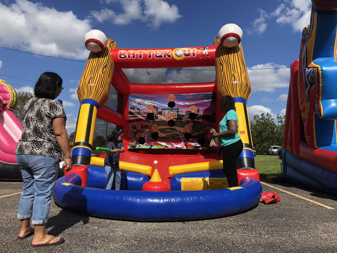 Houston Baseball Batter Up Inflatable Games | Sky High Party Rentals