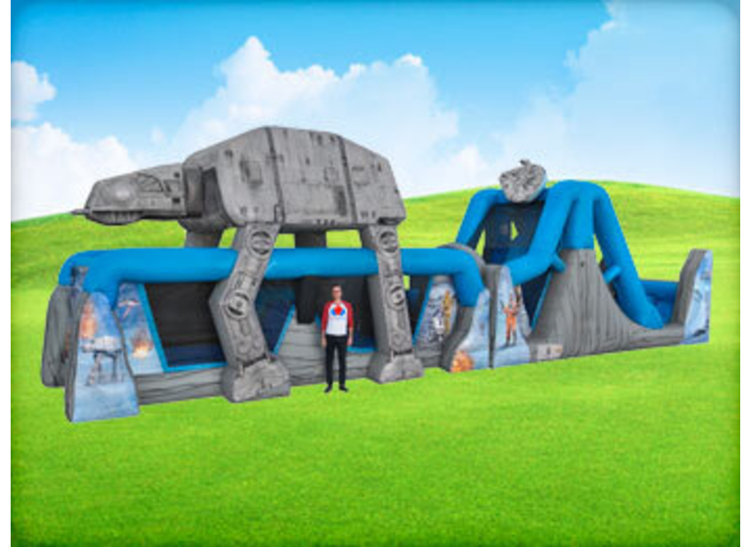 50ft Star Wars Obstacle Course Rentals Houston | Sky High Party Rentals