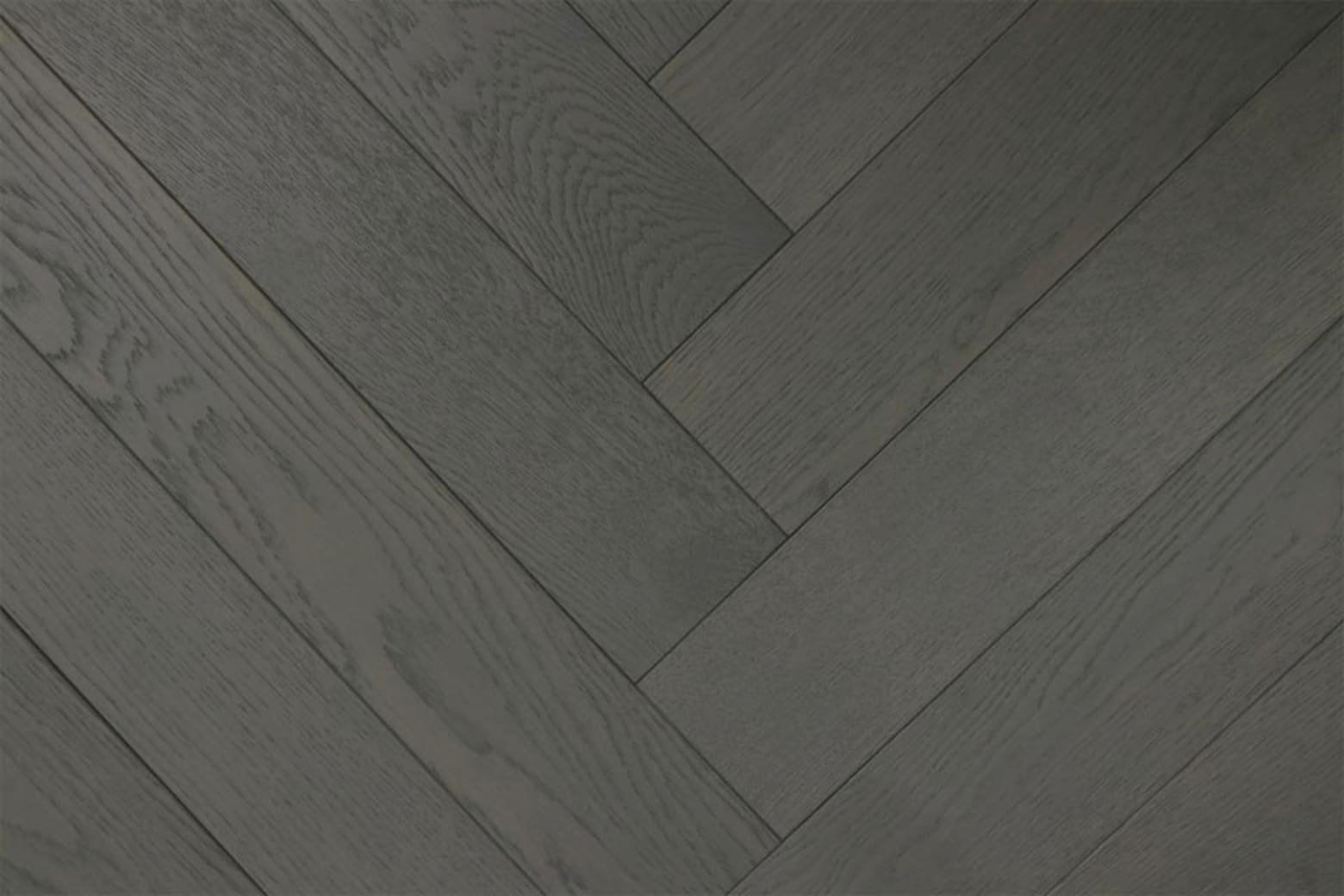 Natural Engineered Flooring Oak Herringbone Slate Grey Brushed UV ...