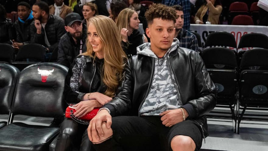 Patrick Mahomes, fiancee announce they're expecting first child ...